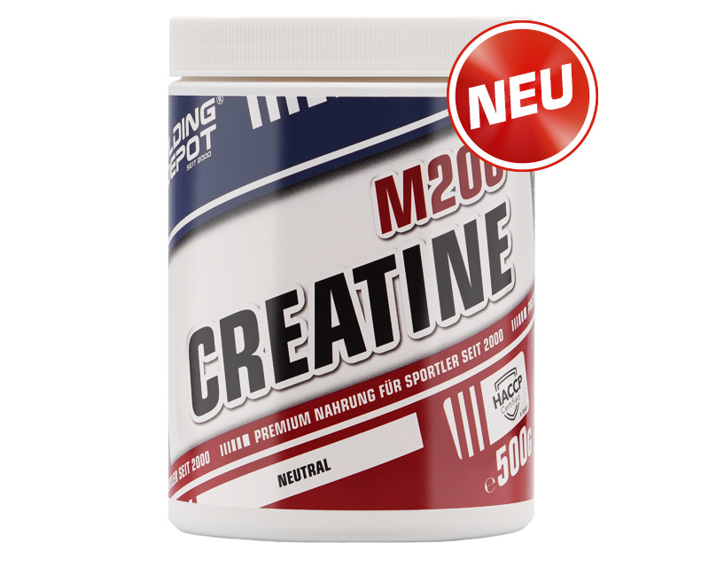 Creatin Monohydrat M200 Pulver, 500 Gramm